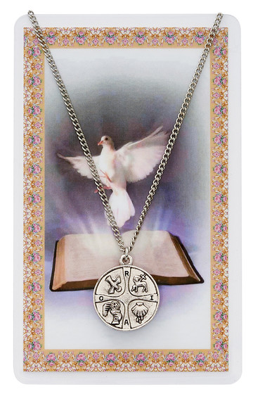 Hail Mary Gifts | Jewelry | 8 Rcia Medal Prayer Card | Poshmark